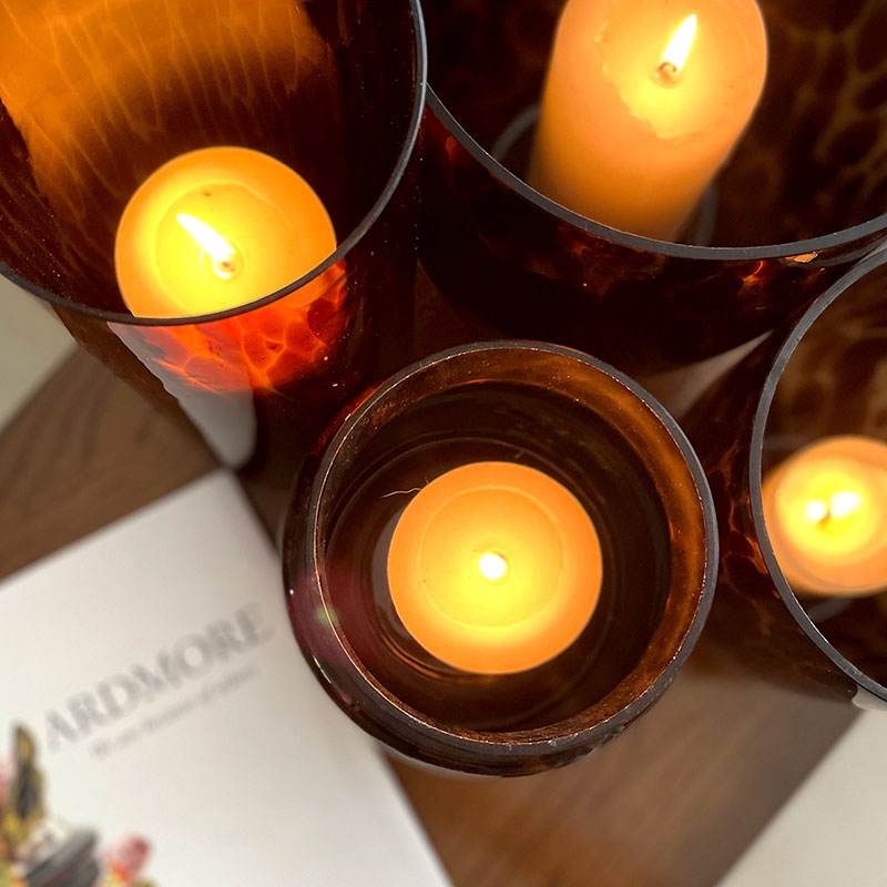 Candle Holder / Vase | Tortoise Shell Glass – A Place To Shop