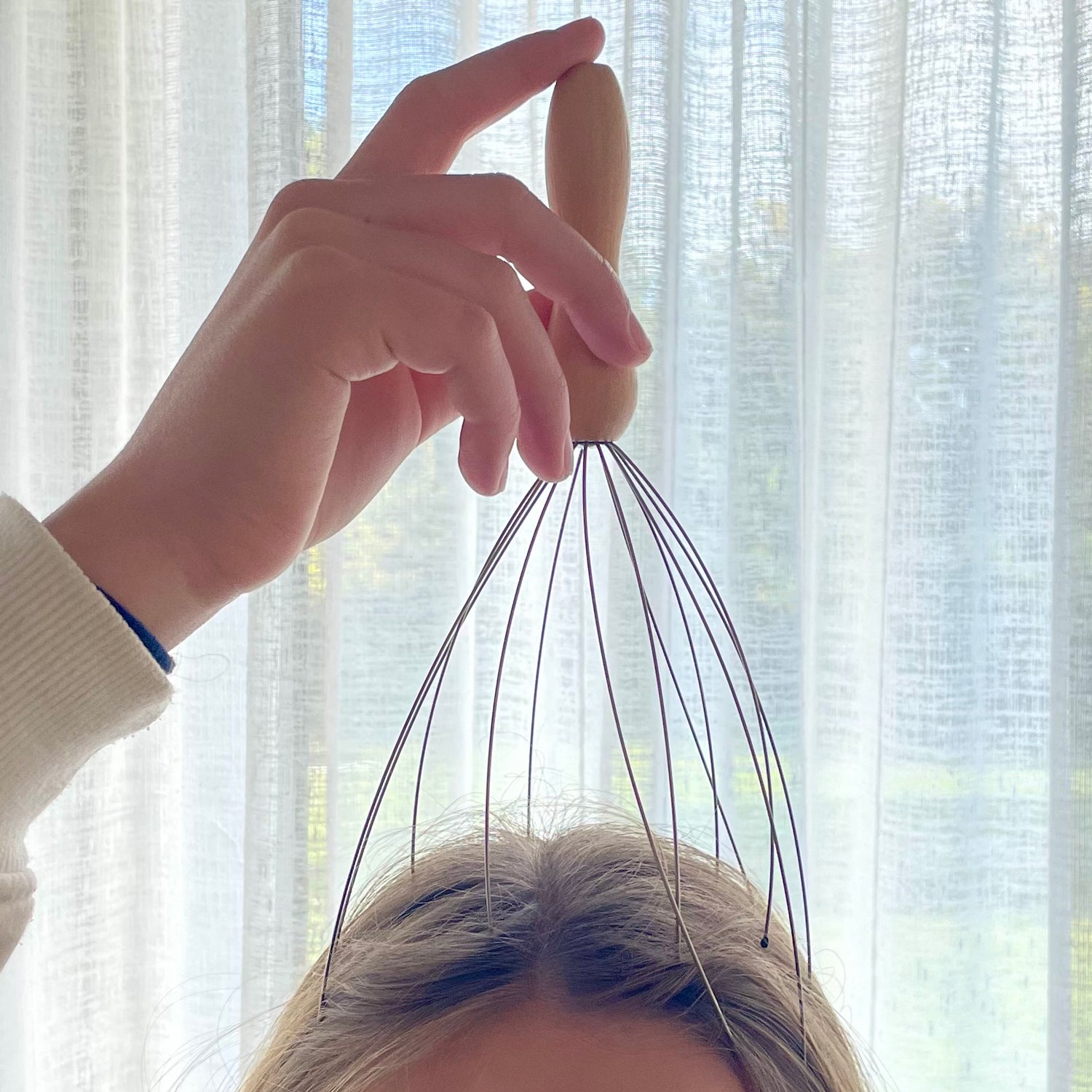 Head Scratcher/Massager | Wooden Handle – A Place To Shop