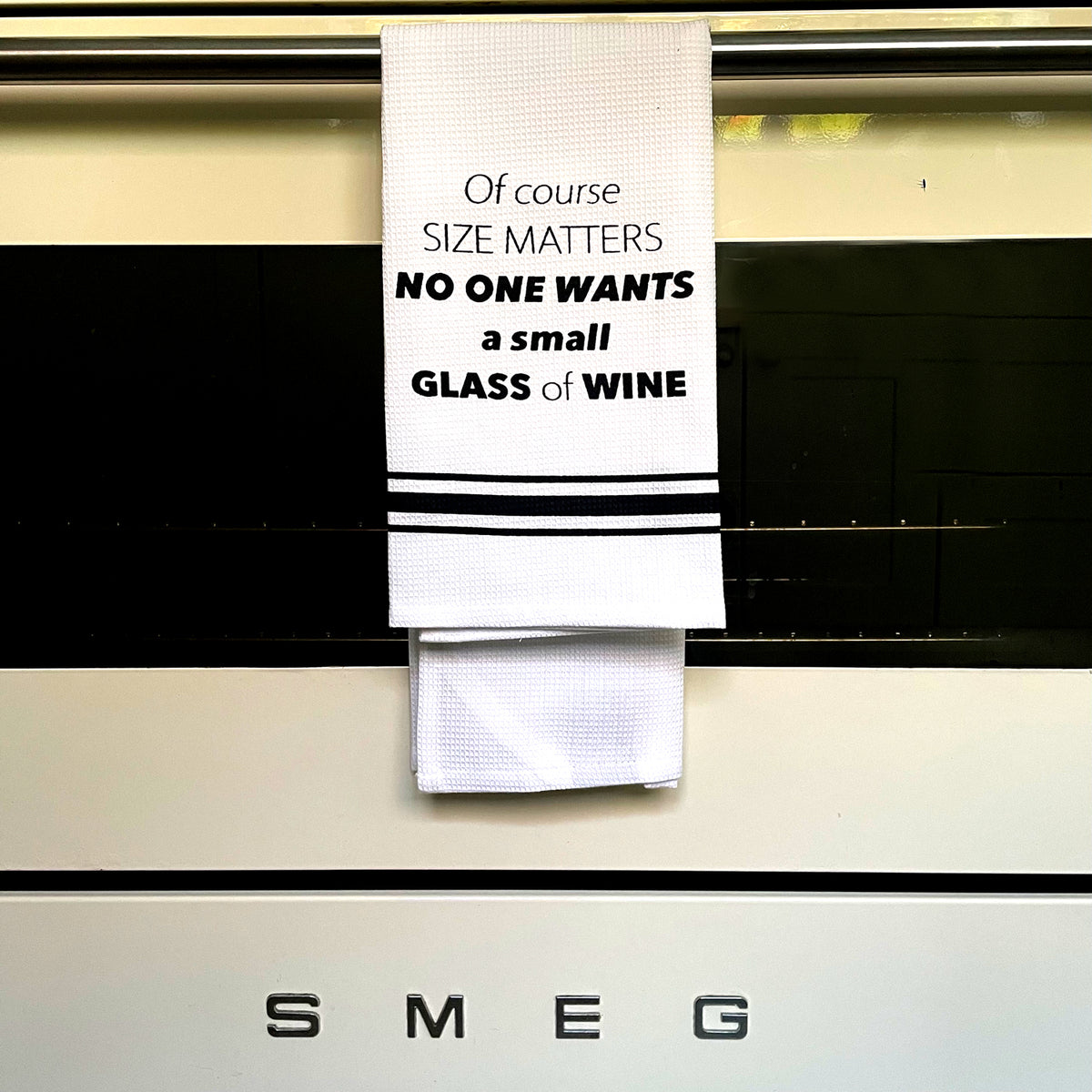 Tea Towel | Size Matters – A Place To Shop