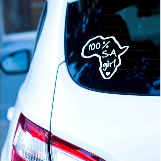 Carfitti Sticker | 100% SA Girl – A Place To Shop